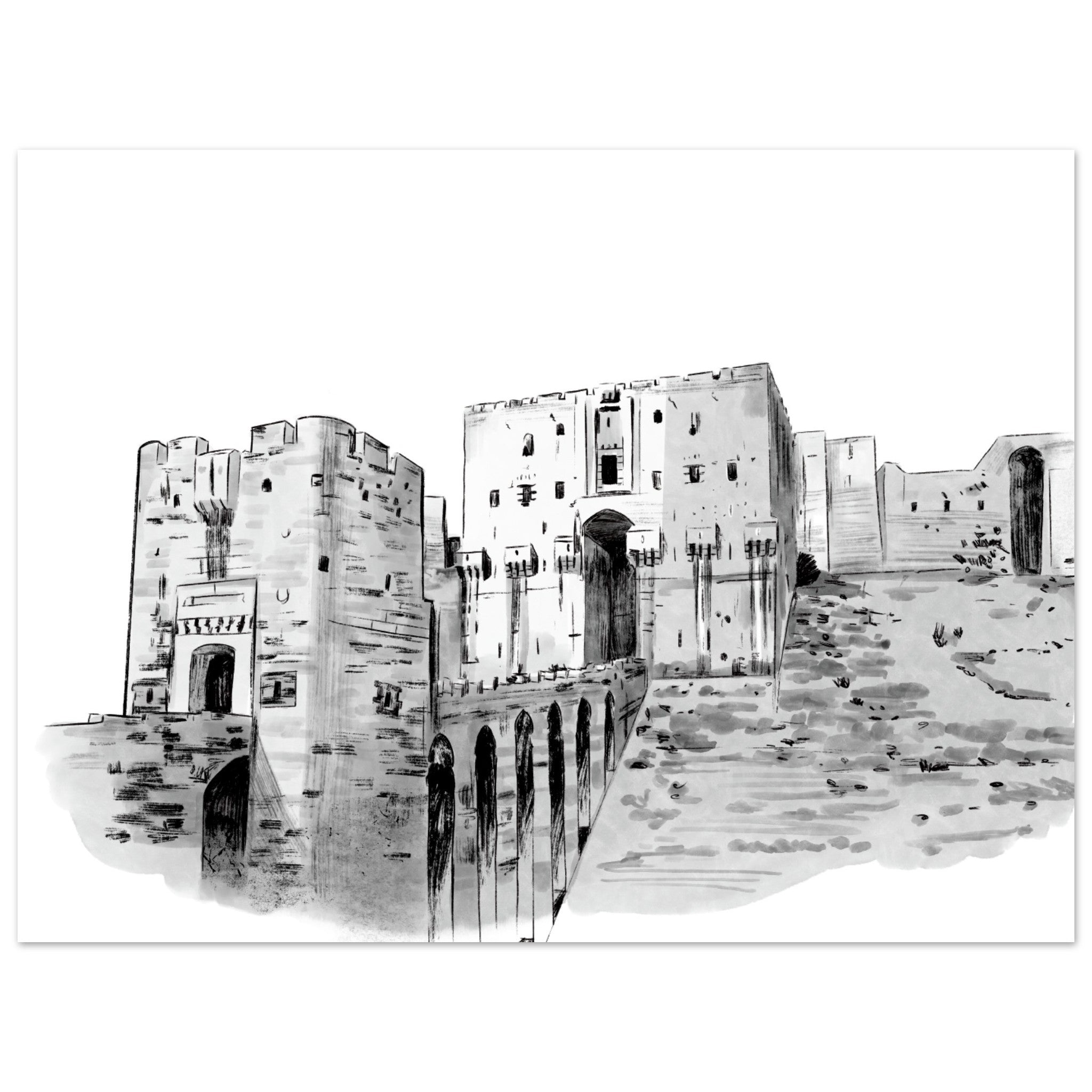 Aleppo Citadel Wall Art