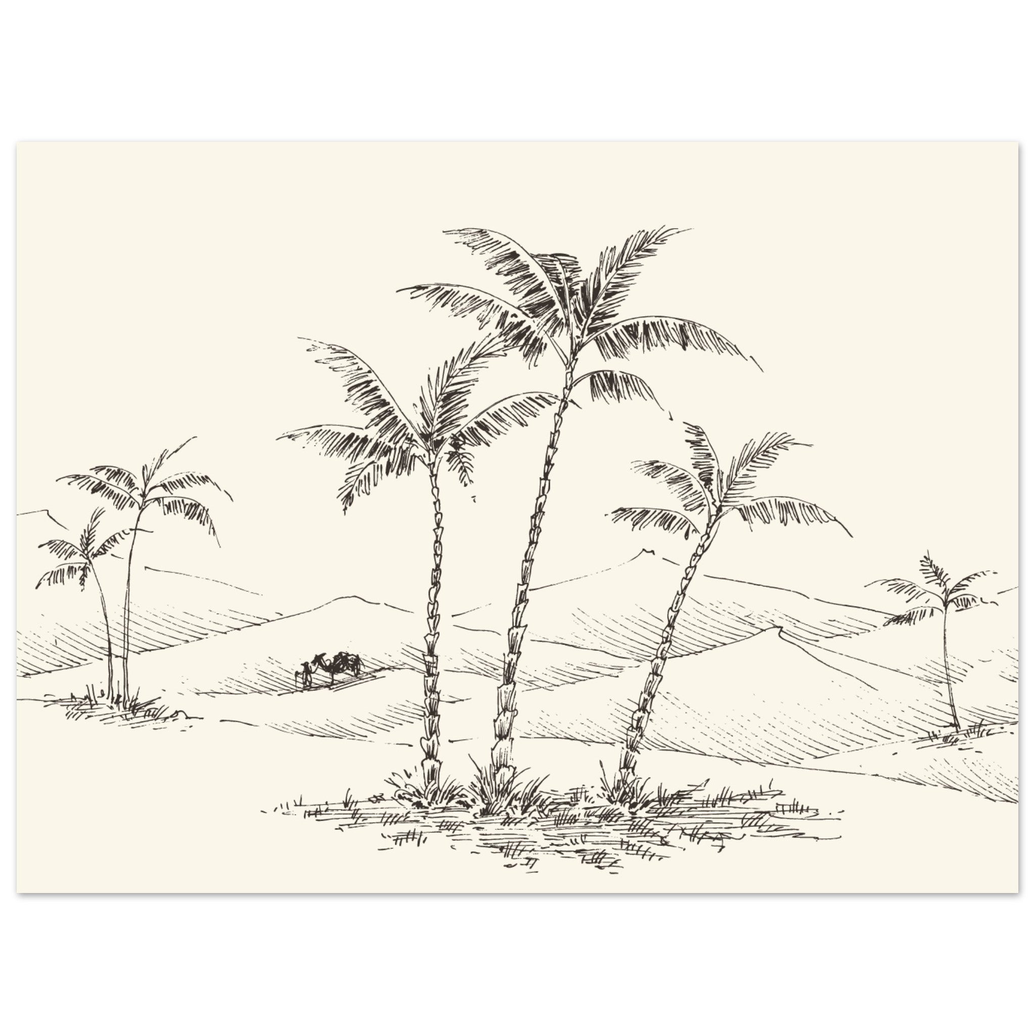 Desert Sketch Wall Art